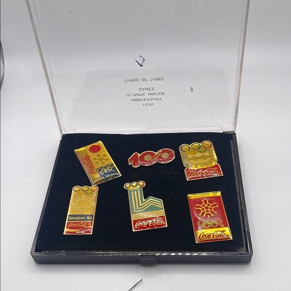 Coca Cola | Accessories | Cocacola Commemorative Pin Collection Vintage ...